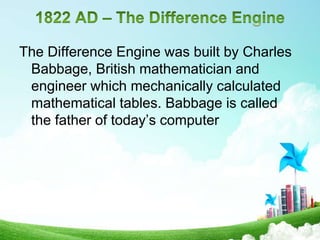 History of computers | PPTX