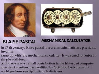 History of computers | PPSX