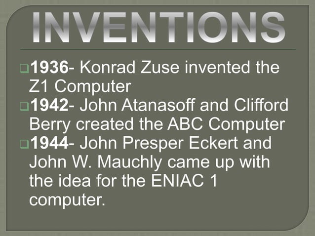 History of computers | PPT