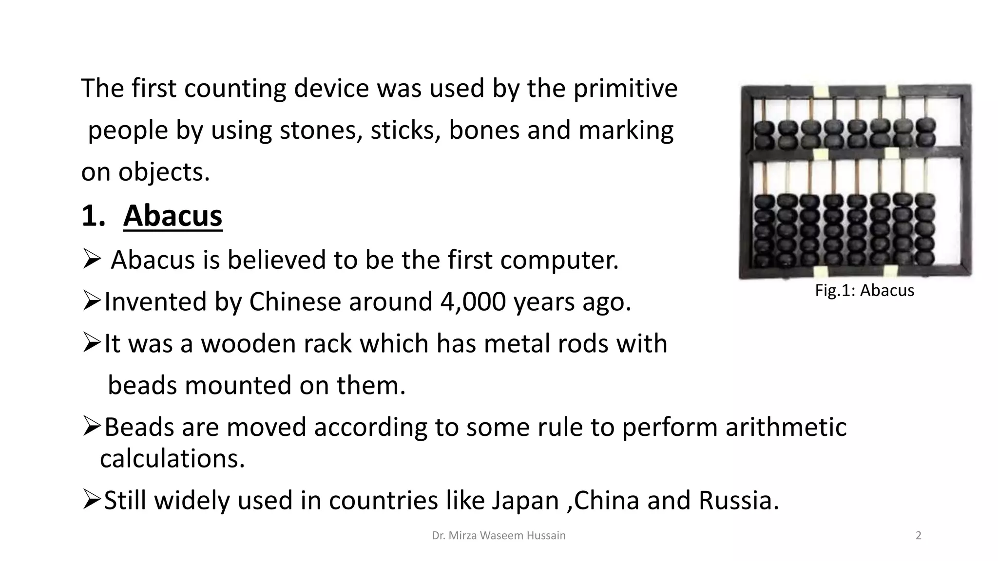 History of computers | PPTX