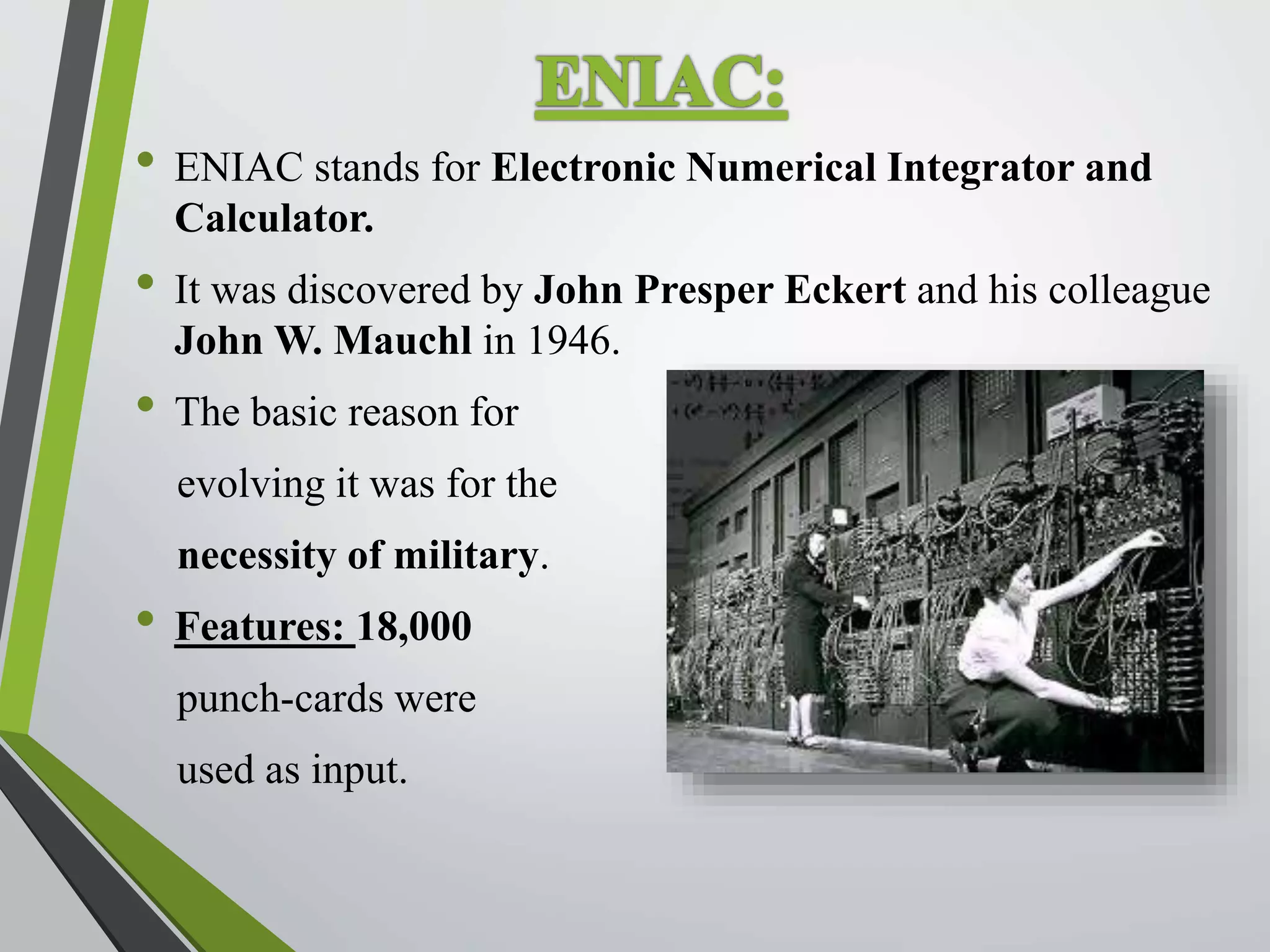 History of computers | PPTX