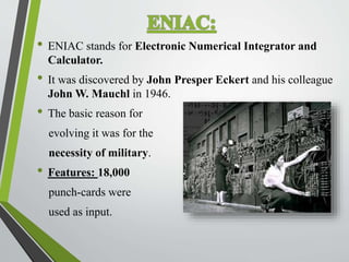 History of computers | PPTX