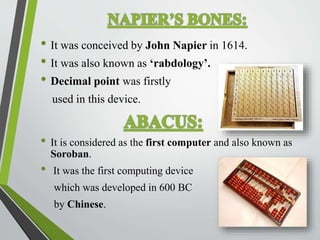 History of computers | PPTX