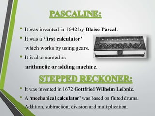 History of computers | PPTX