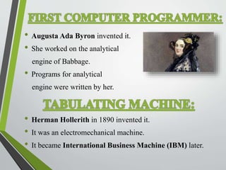 History of computers | PPTX