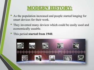 History of computers | PPTX