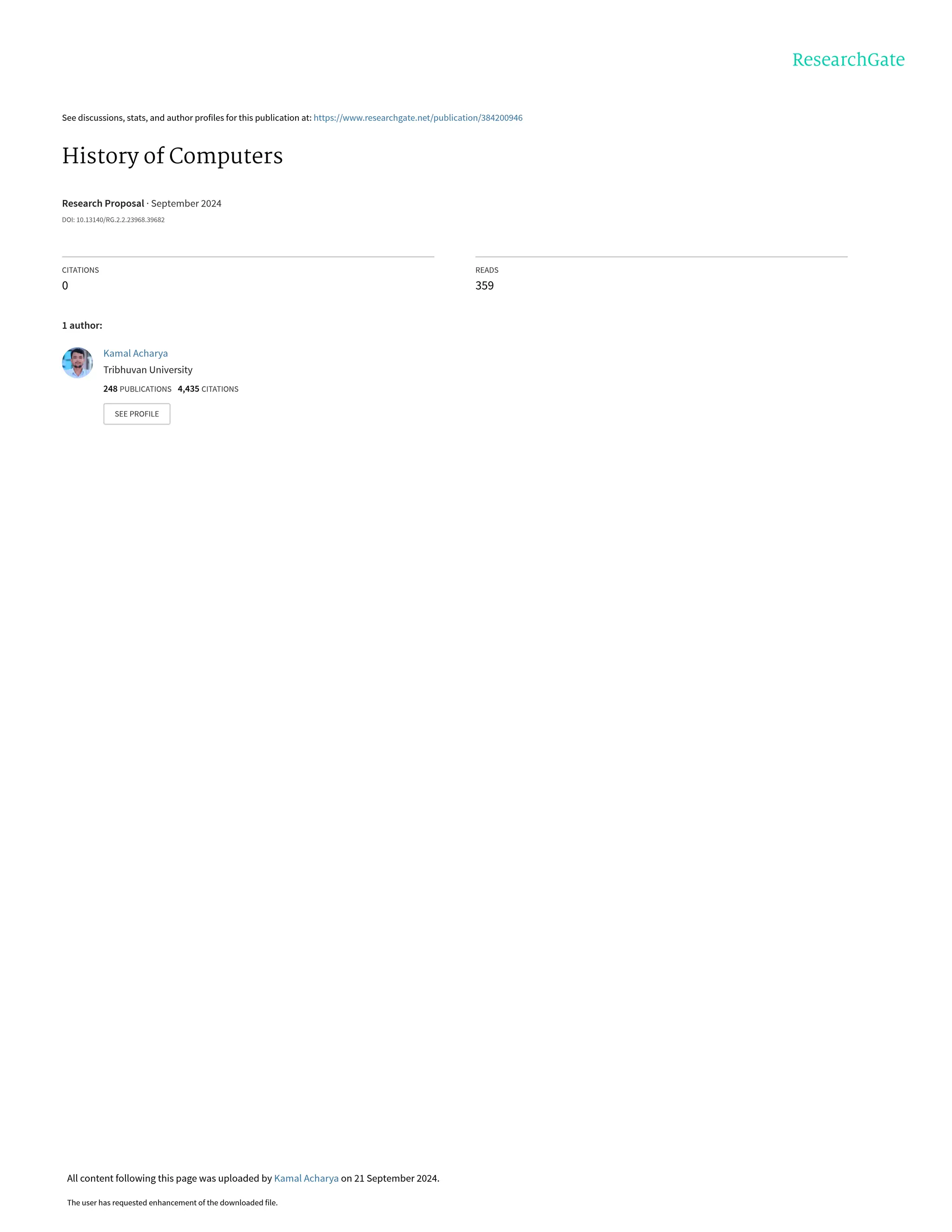 History of Computers management system project.pdf