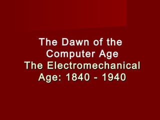 History of computers 1 | PPT