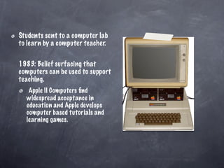 History of Computers in Schools | KEY