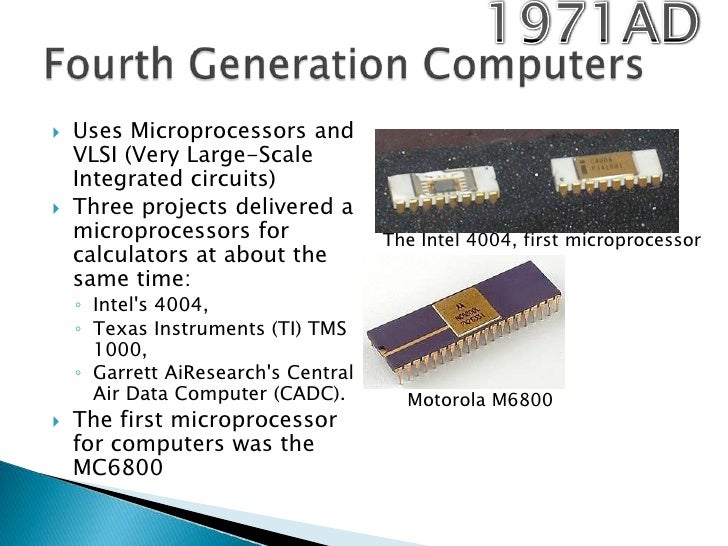 Fourth Generation Computers Integrated Circuits