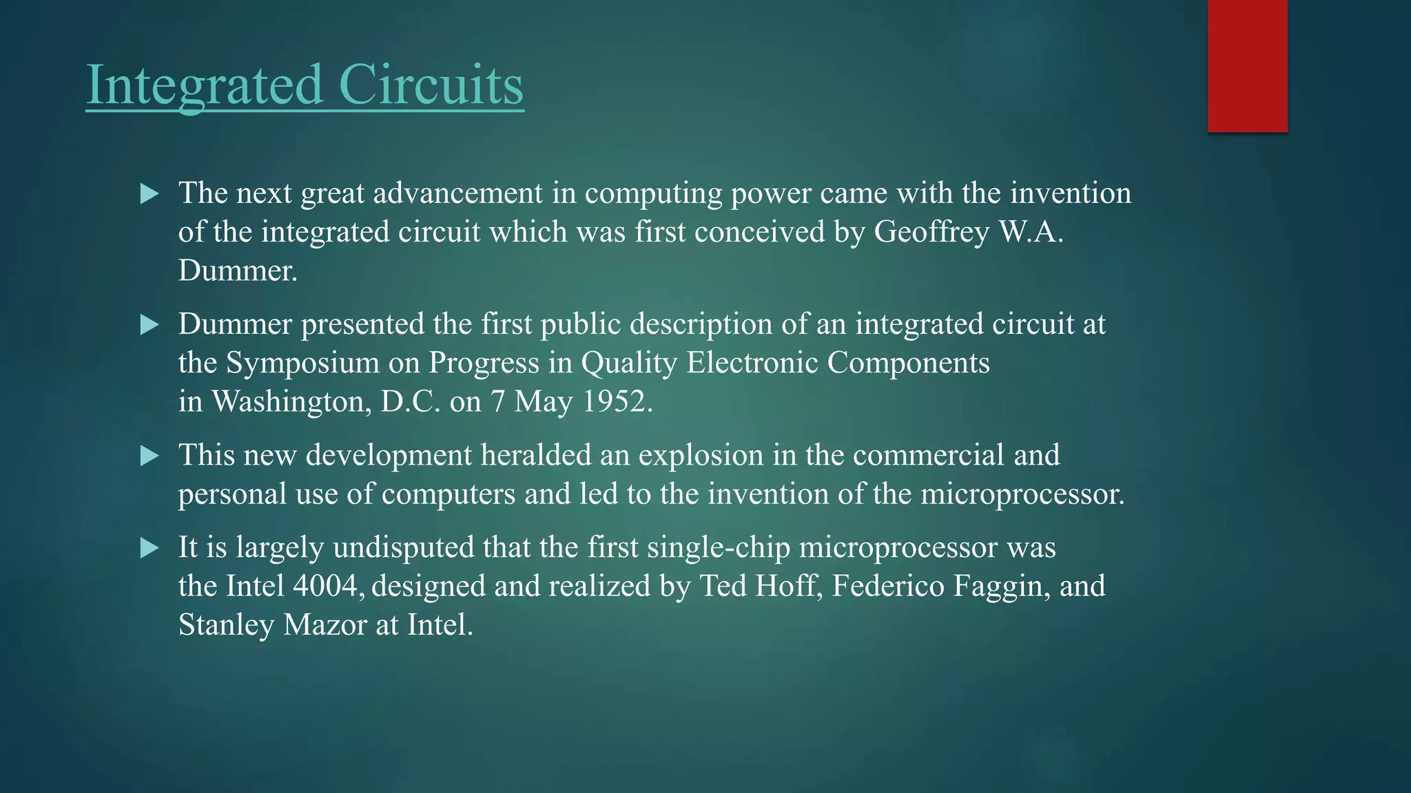 History of computers 2 | PPTX | Computing | Technology & Computing