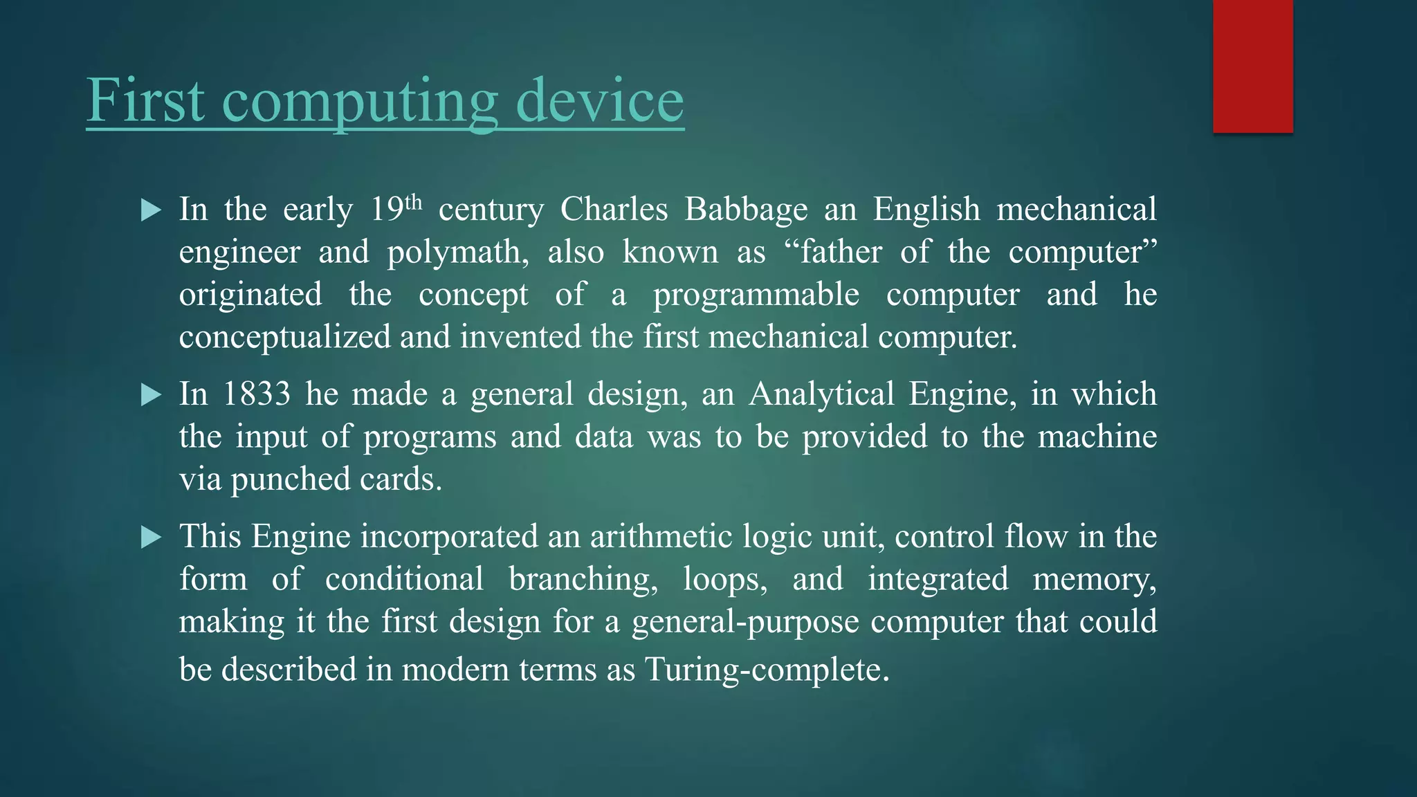History of computers 2 | PPTX | Computing | Technology & Computing