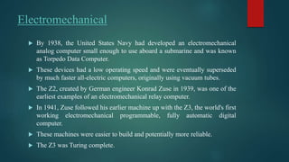 History of computers 2 | PPTX | Computing | Technology & Computing