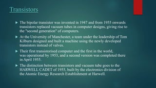 History of computers 2 | PPTX | Computing | Technology & Computing