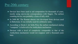 History of computers 2 | PPTX | Computing | Technology & Computing