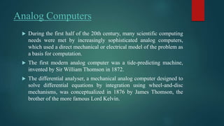 History of computers 2 | PPTX | Computing | Technology & Computing