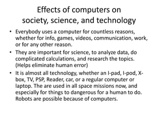 History of computers | PPTX