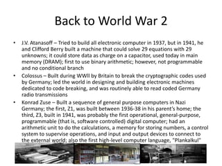 History of computers | PPTX