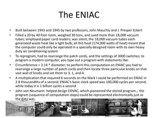 History of computers | PPTX
