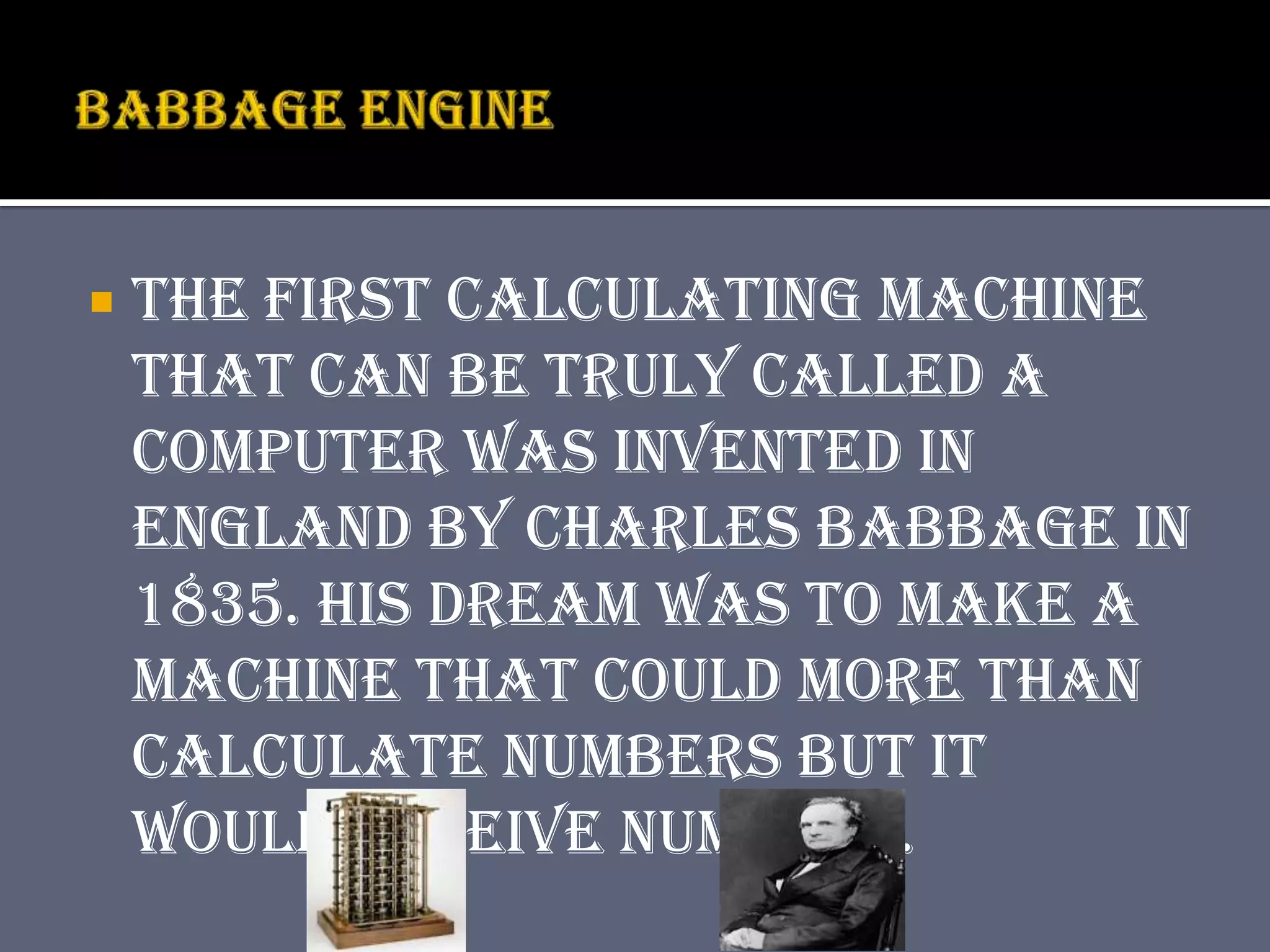 History of computers hamza 4q | PPT