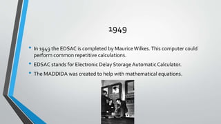 History_of_computers_Mini_Presentation.pptx | Computing | Technology ...