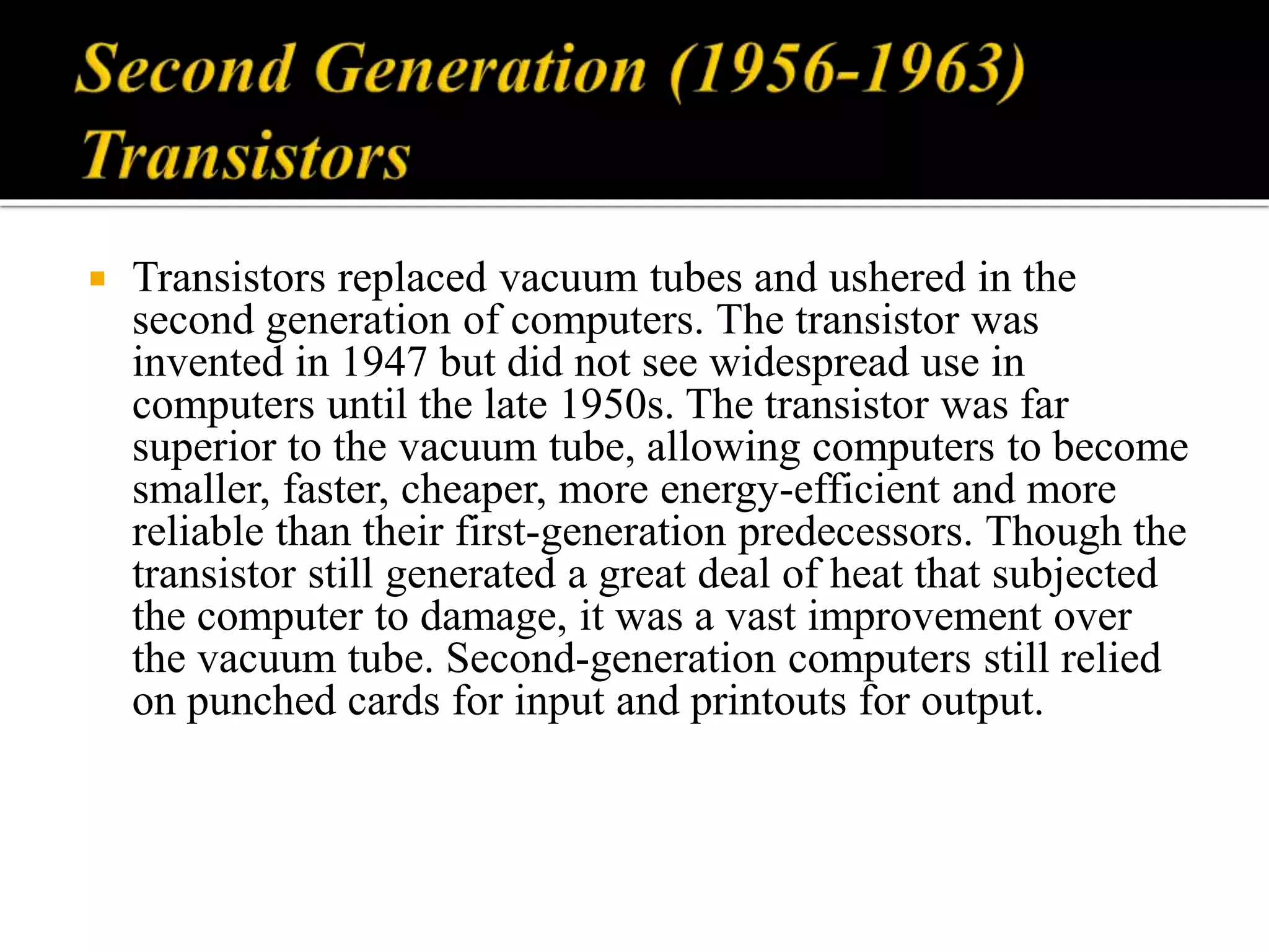 History of computer technology | PPTX