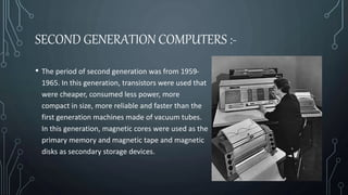 HISTORY OF COMPUTER presentation in english.pptx | Computing ...