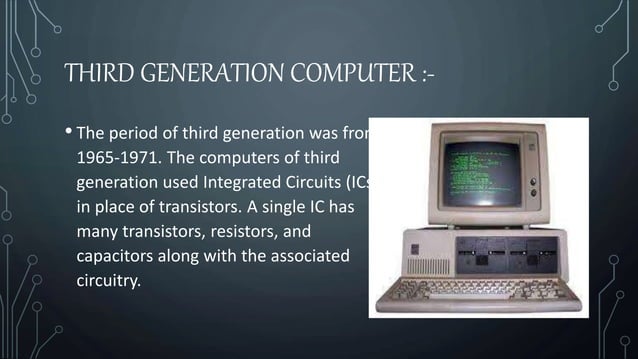 HISTORY OF COMPUTER presentation in english.pptx | Computing ...
