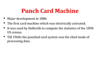 History of computing | PPT