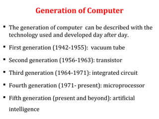 History of computing | PPT