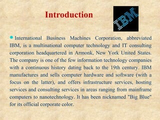 History of computing at ibm | PPT