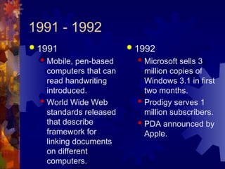 History computers and different types of computer, milestones in compouting | PPT