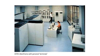 History of computing mainframe midrange server and Cloud | PPTX