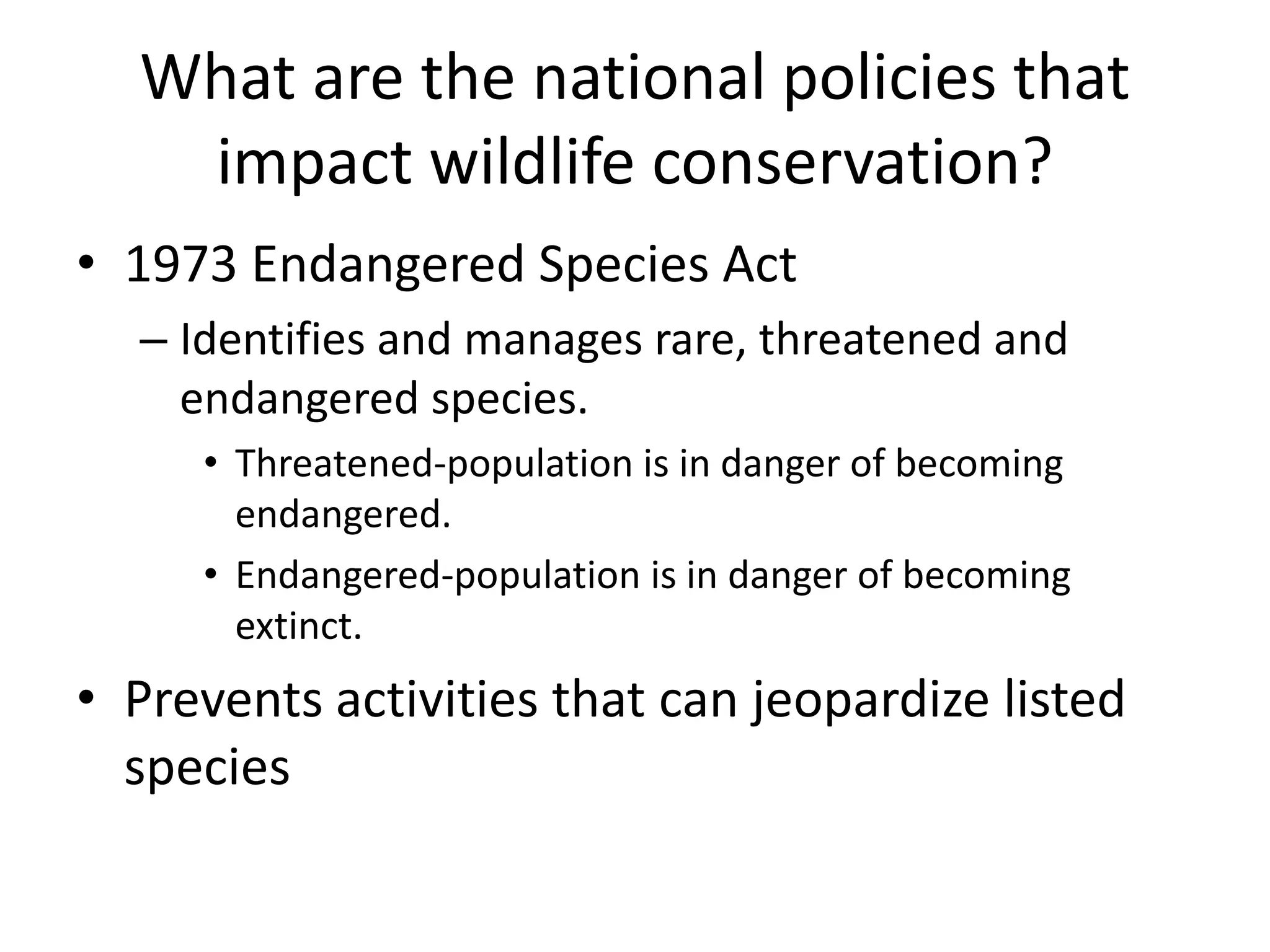 History of conservation | PPTX