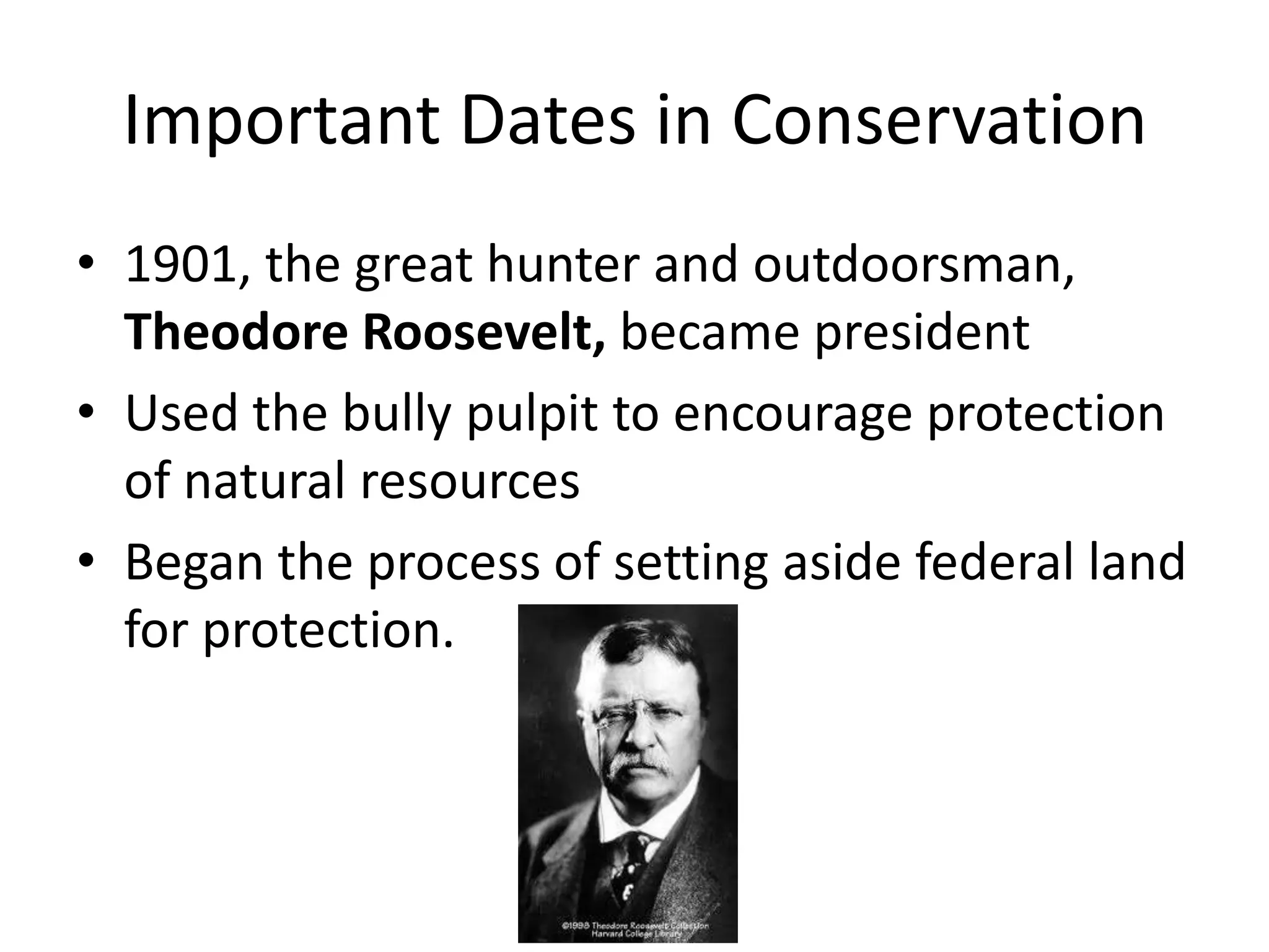 History of conservation | PPTX