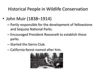 History of conservation | PPTX