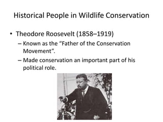 History of conservation | PPTX