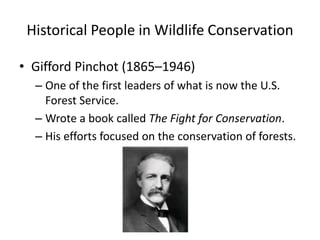 History of conservation | PPTX