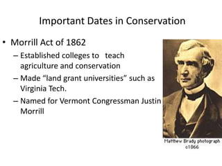 History of conservation | PPTX