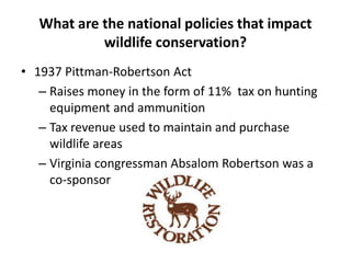 History of conservation | PPTX