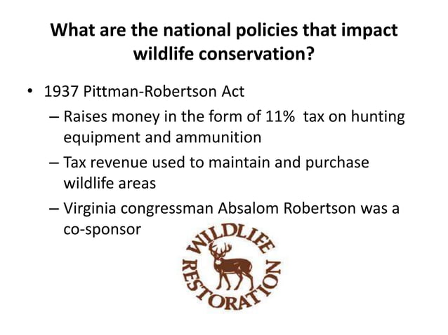 History of conservation | PPTX