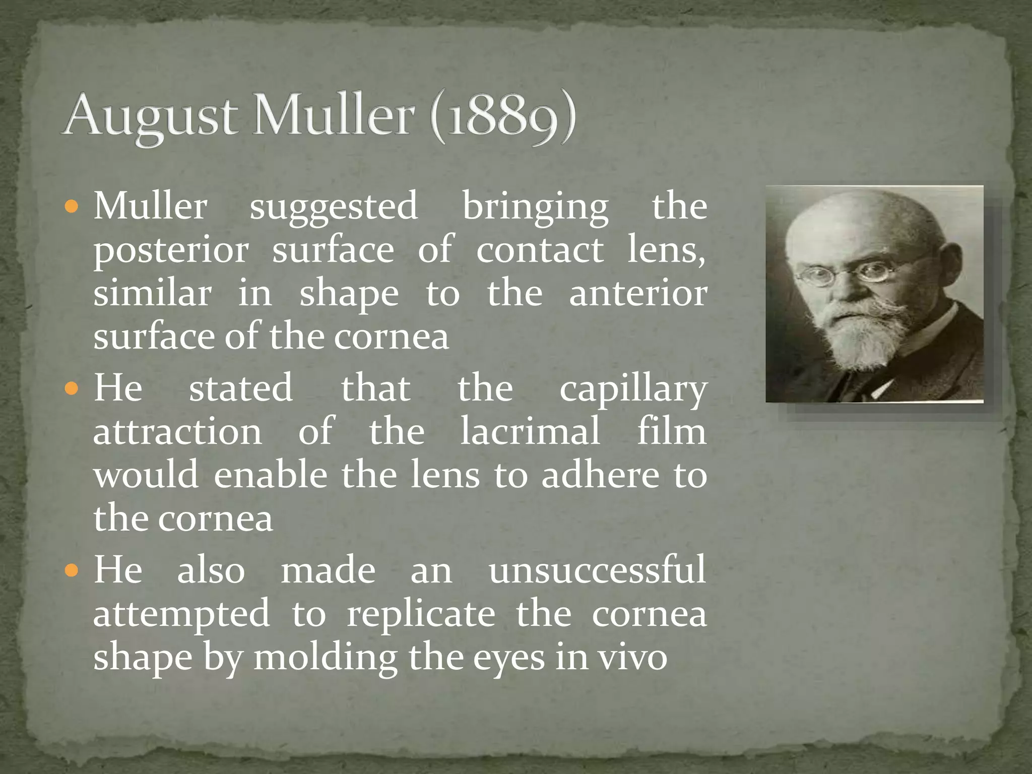 History of contact lens | PPTX
