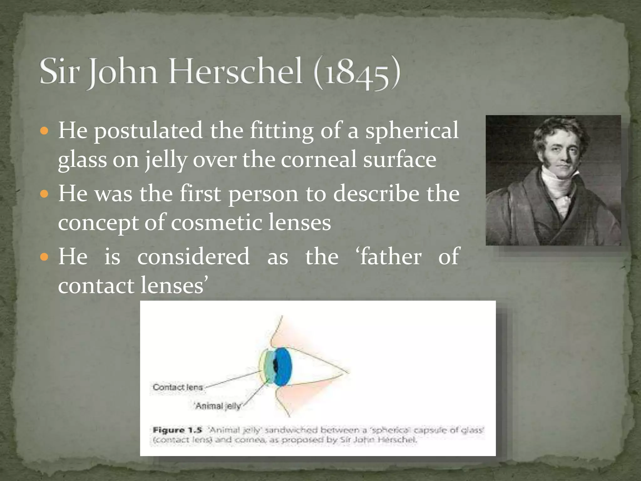 History of contact lens | PPTX
