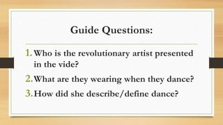 History of contemporary dance | PPTX