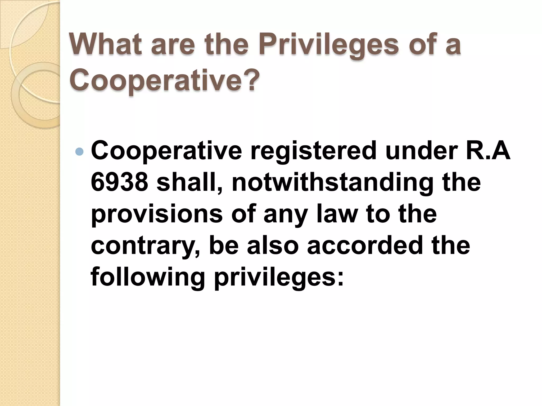 History of cooperatives in the philippines | PPTX
