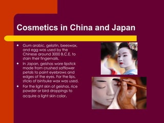 History of cosmetics | PPT