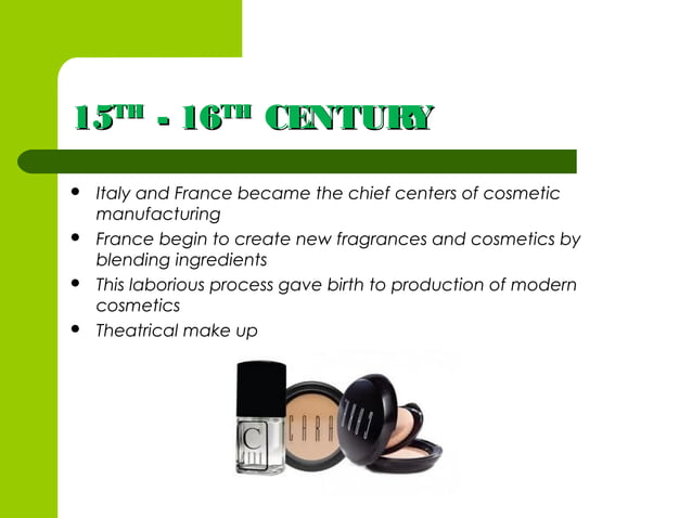 History of cosmetics | PPT