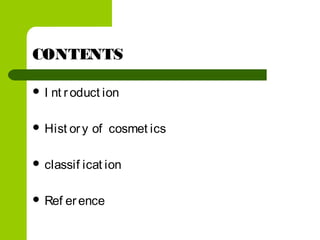 History of cosmetics | PPT