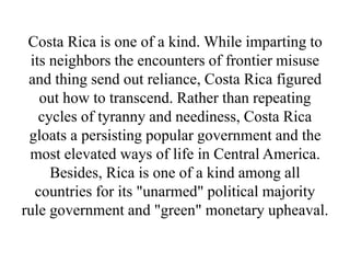 History of Costa Rica | PPTX