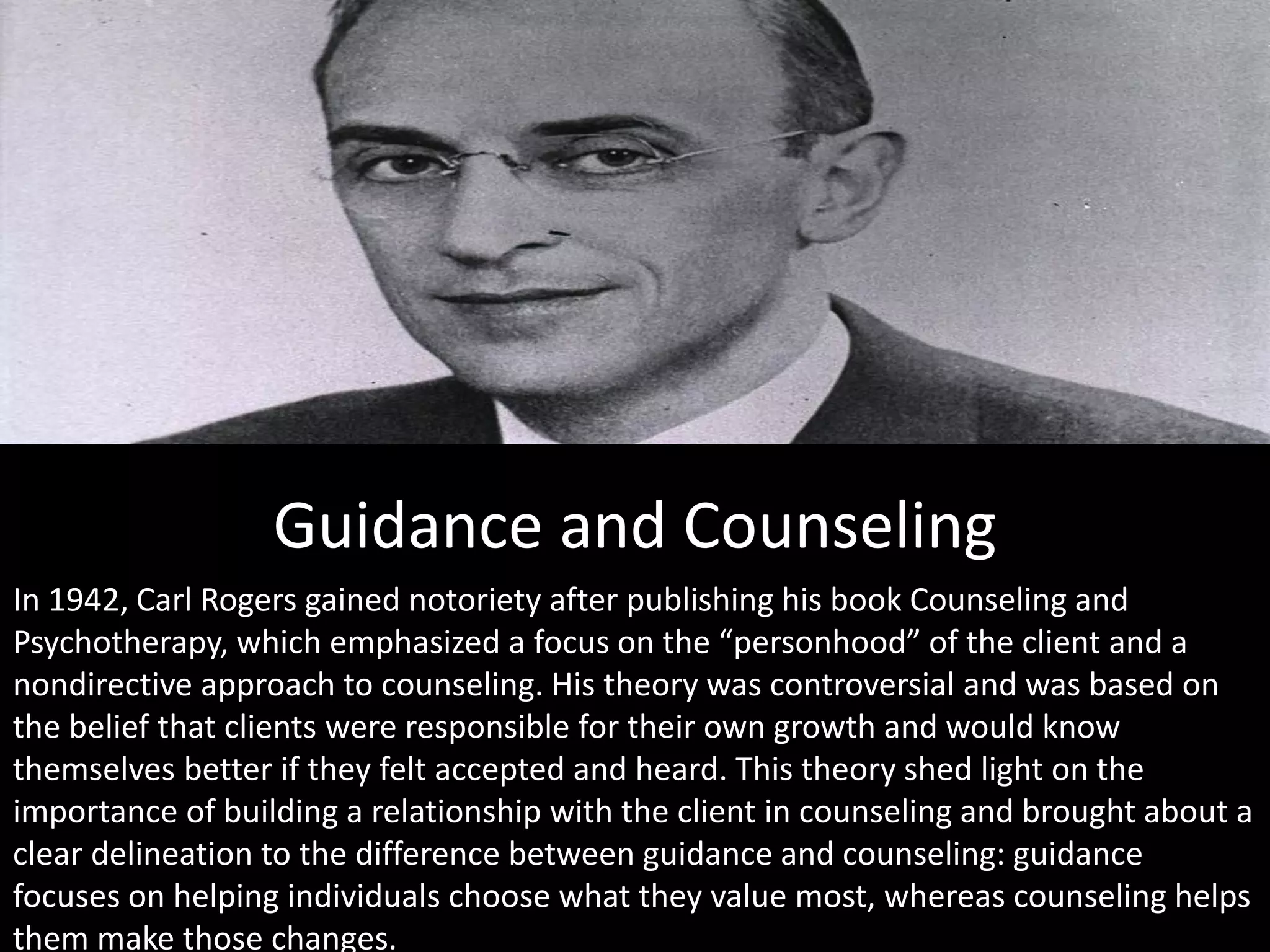 History of Counseling Timeline | PDF